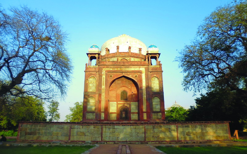 Menjelajah Humayun ka Maqbara di New Delhi, India
